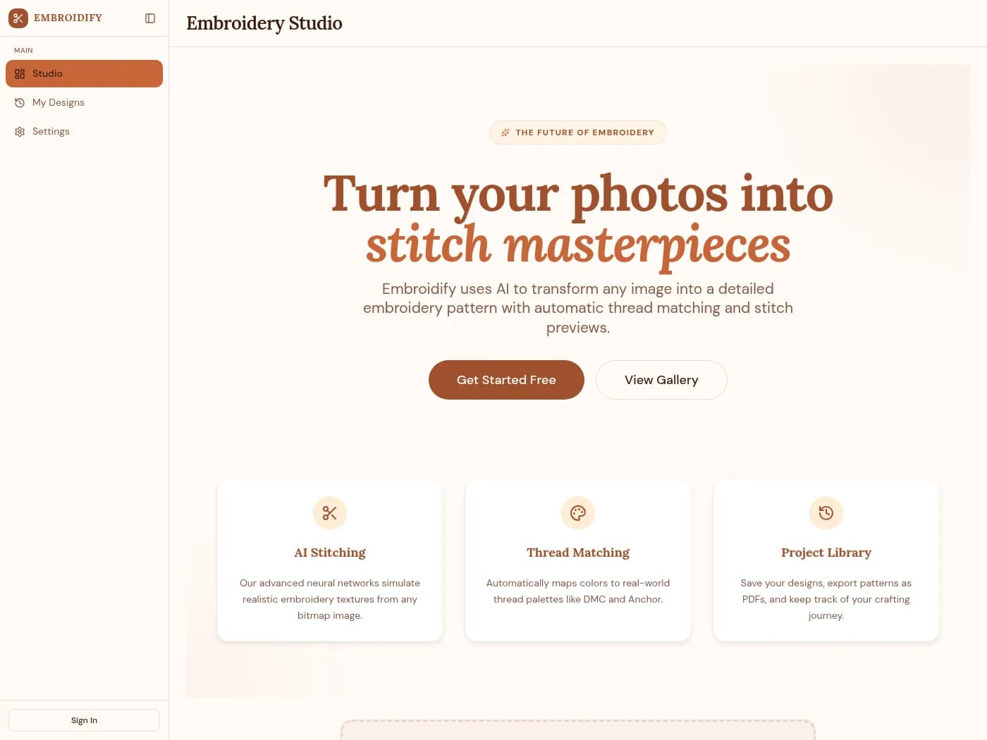 Embroidify