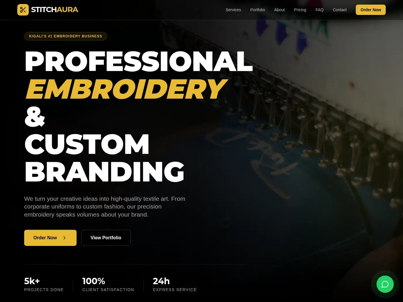 StitchAura Website