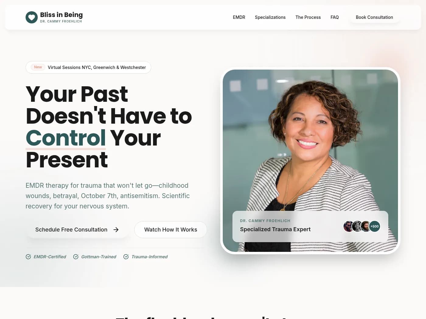 EMDR Trauma Therapy Website