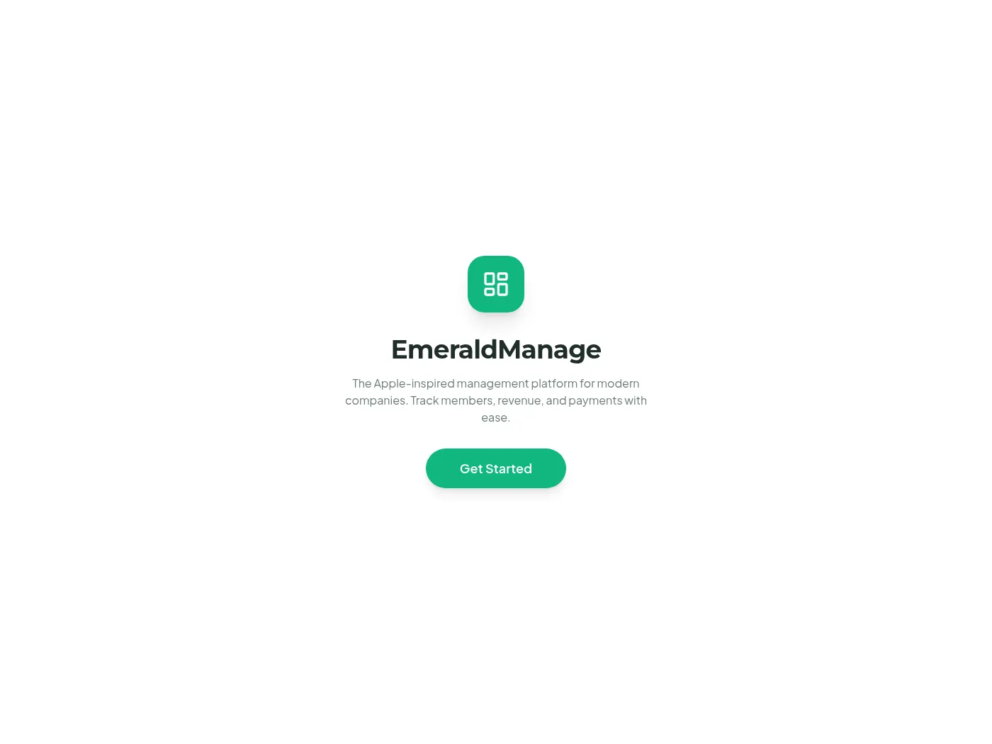 EmeraldManage Dashboard