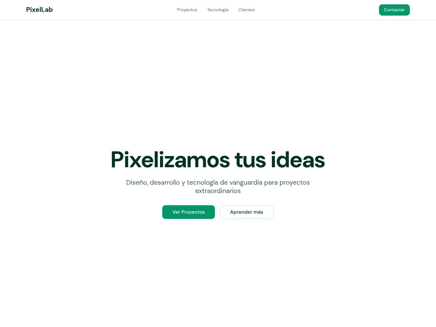 Emerald Pixel Studio Landing