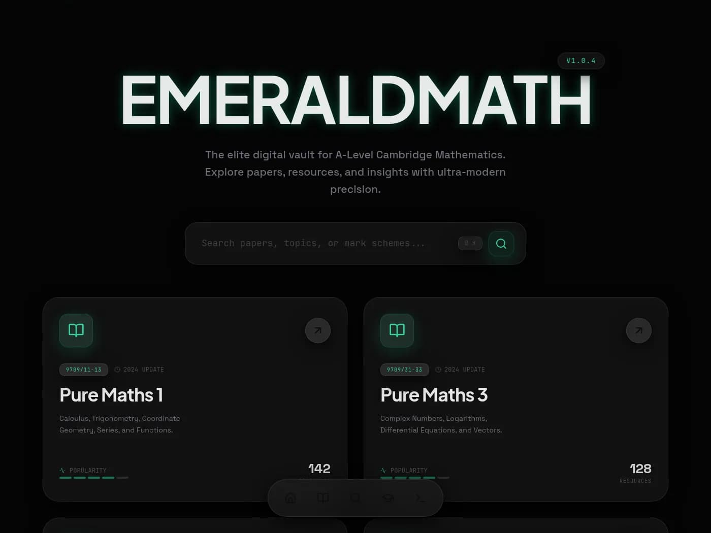 EmeraldMath Vault