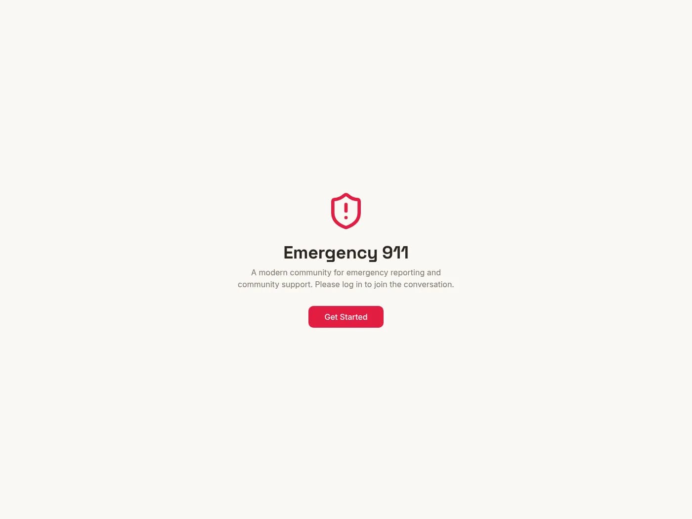 Emergency 911 Social App