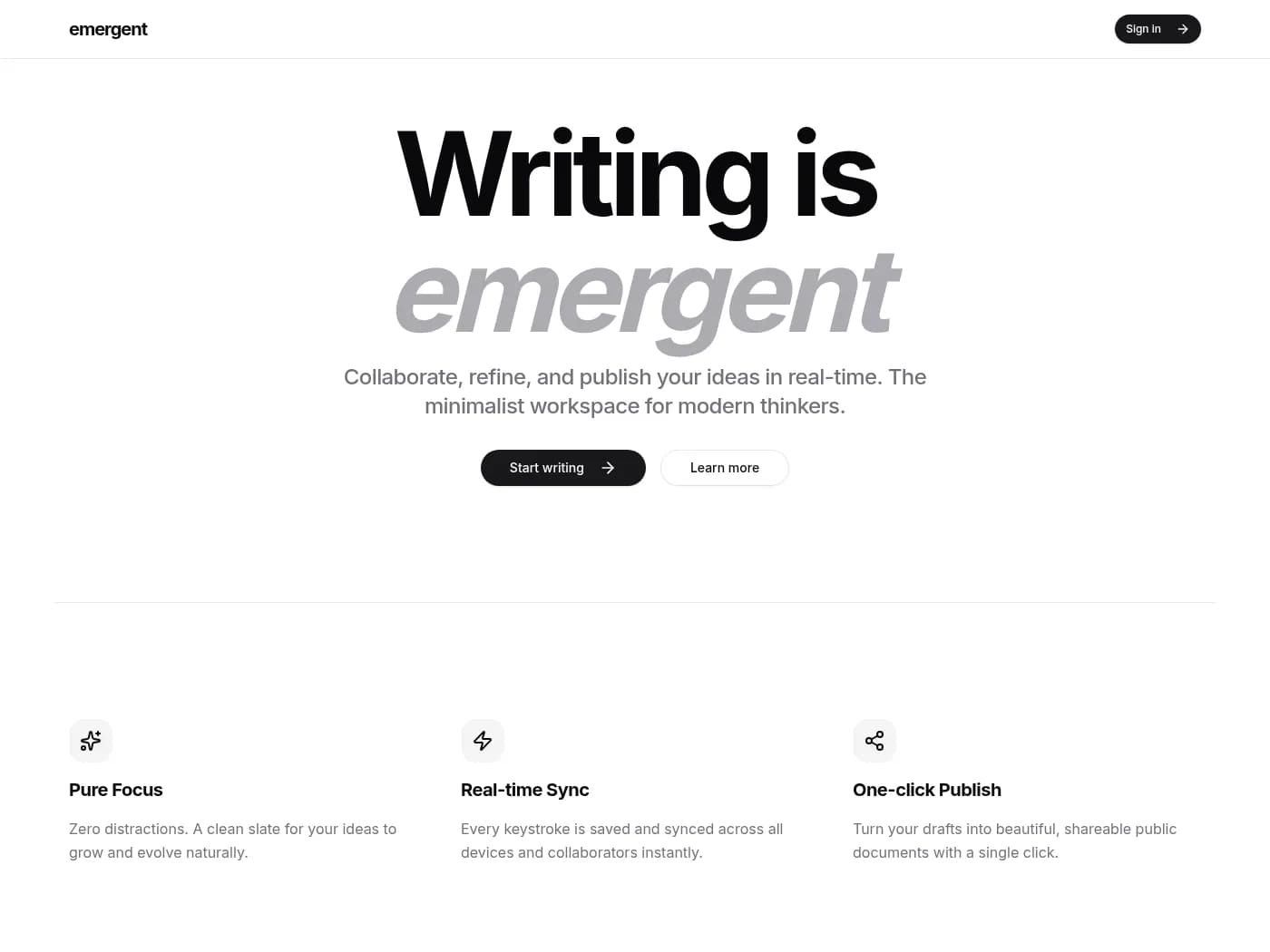 Emergent Clone
