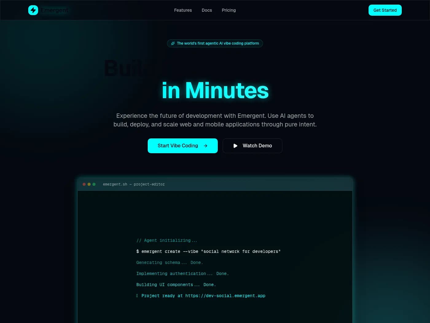 Emergent Landing Hub