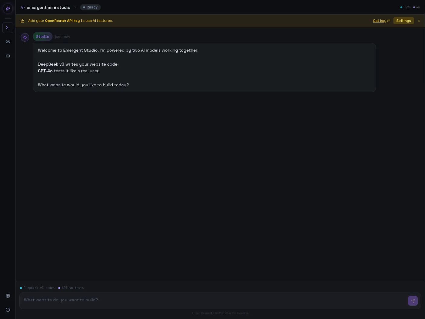 Emergent Studio AI