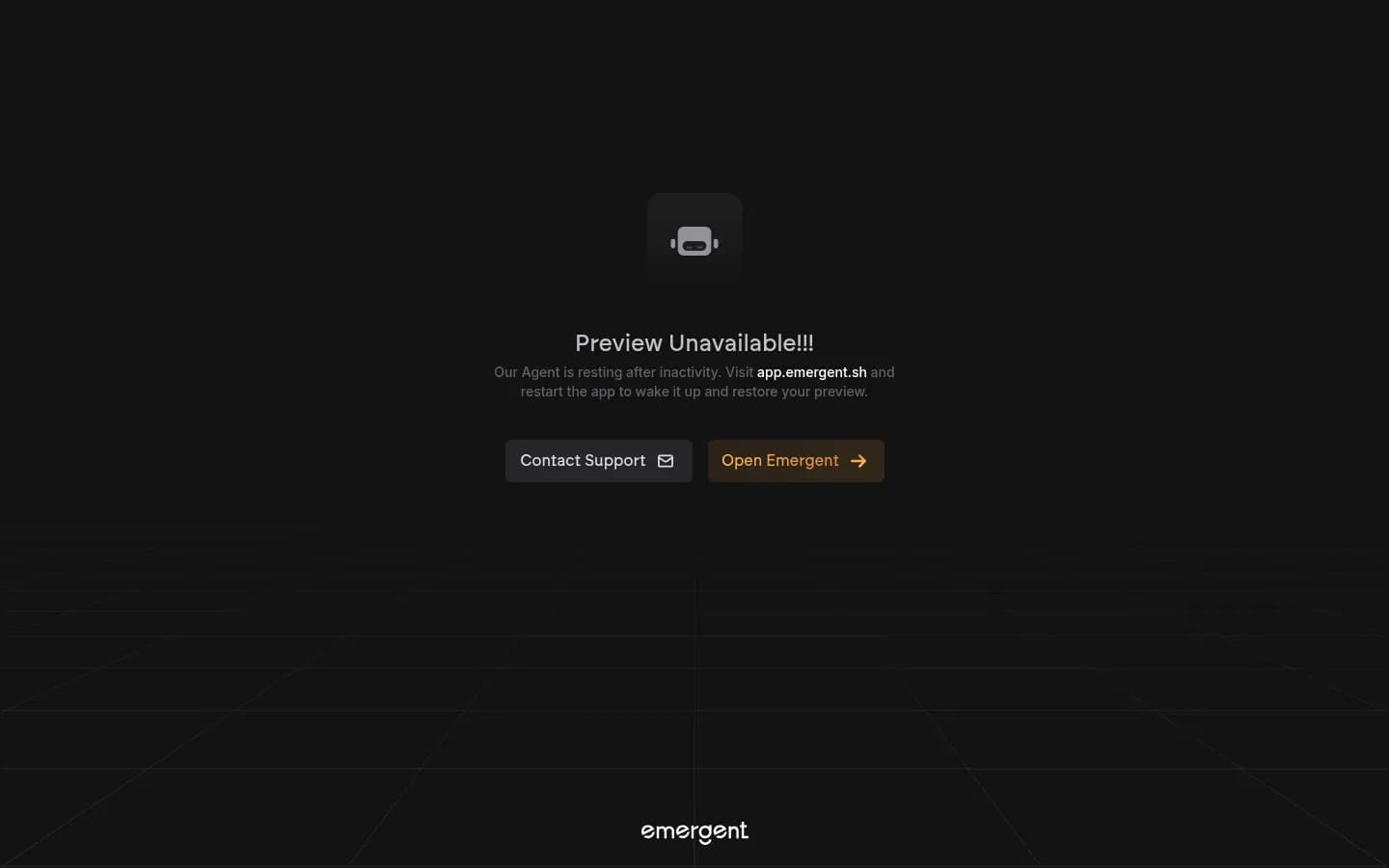 Emergent how-it-works page — step-by-step overview of the Emergent agentic build process