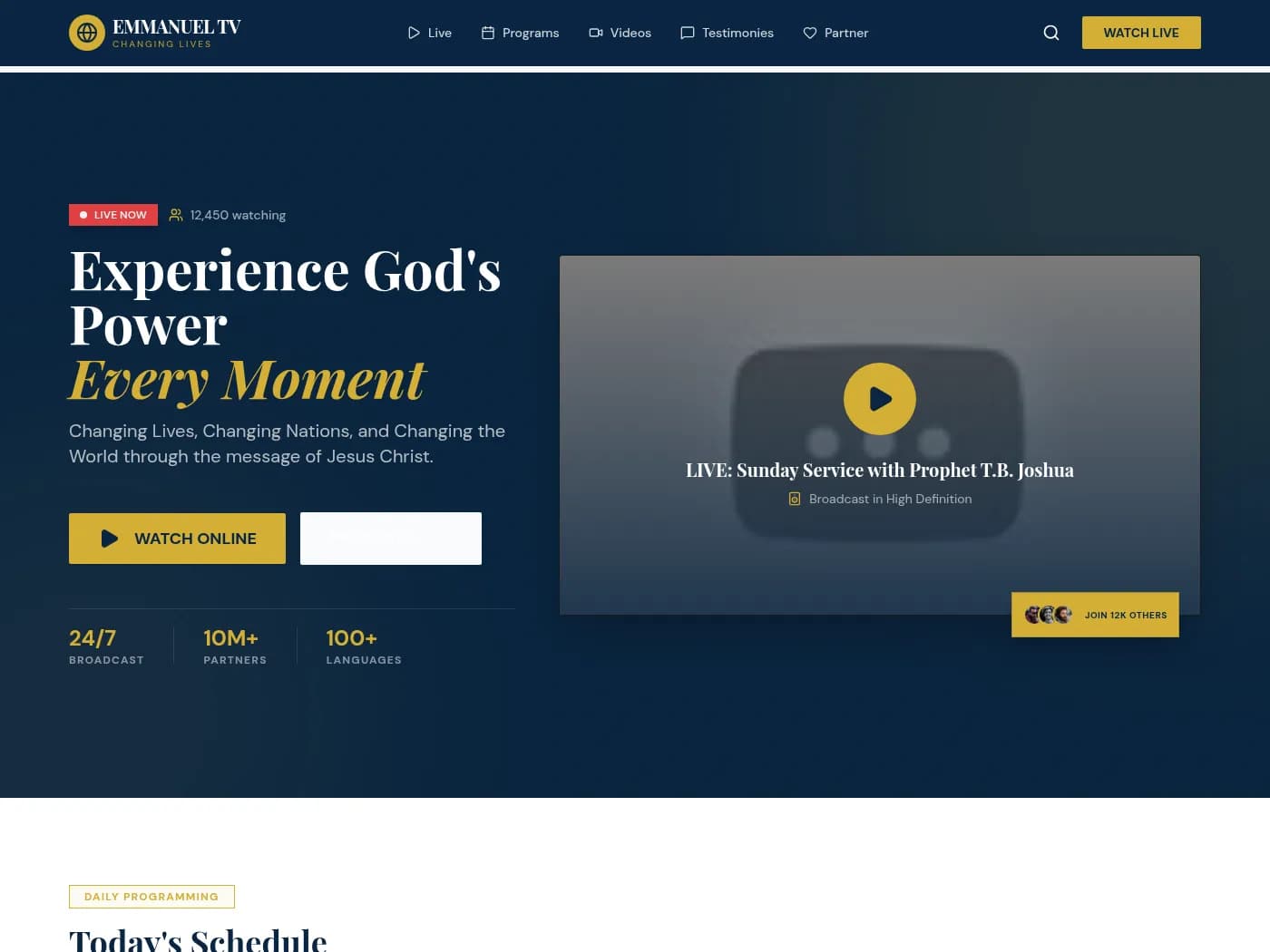Emmanuel TV Portal