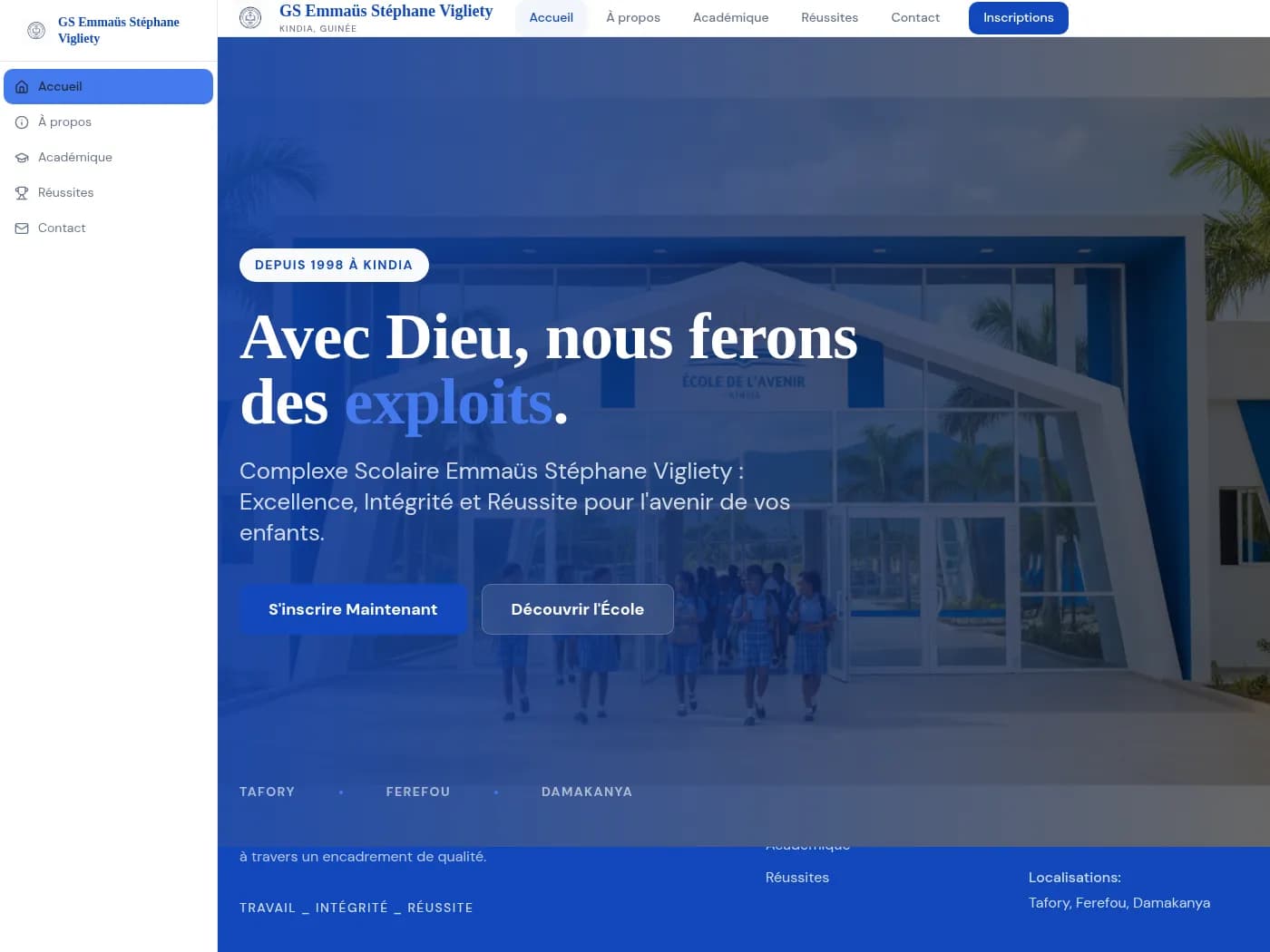 Emmaüs School Portal