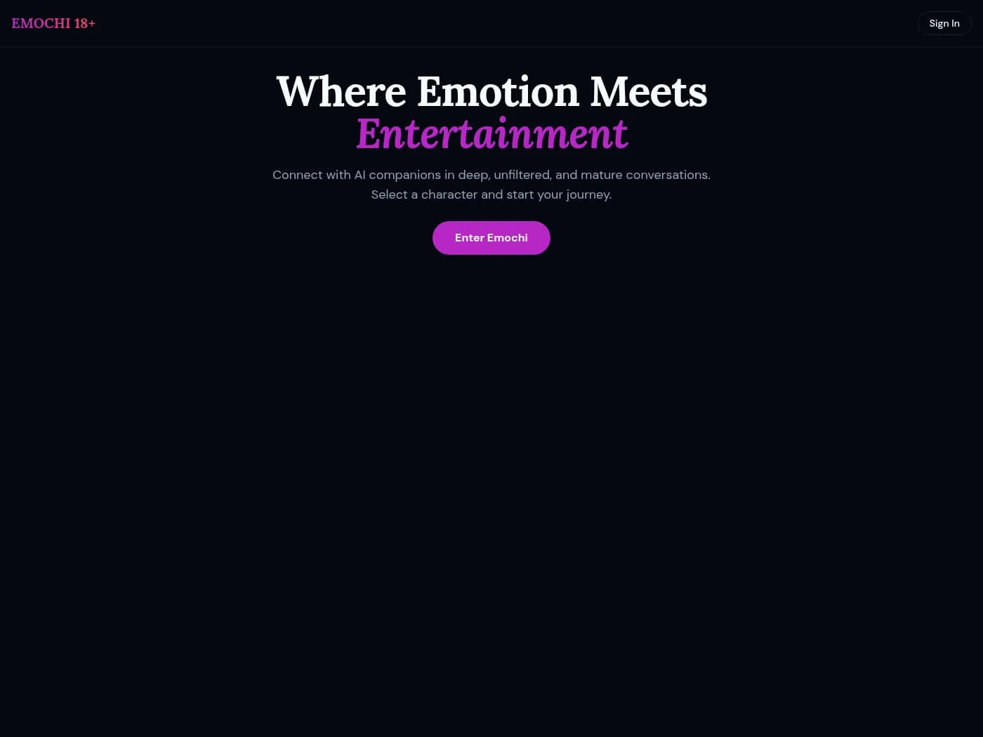 Emochi 18+ ChatBot