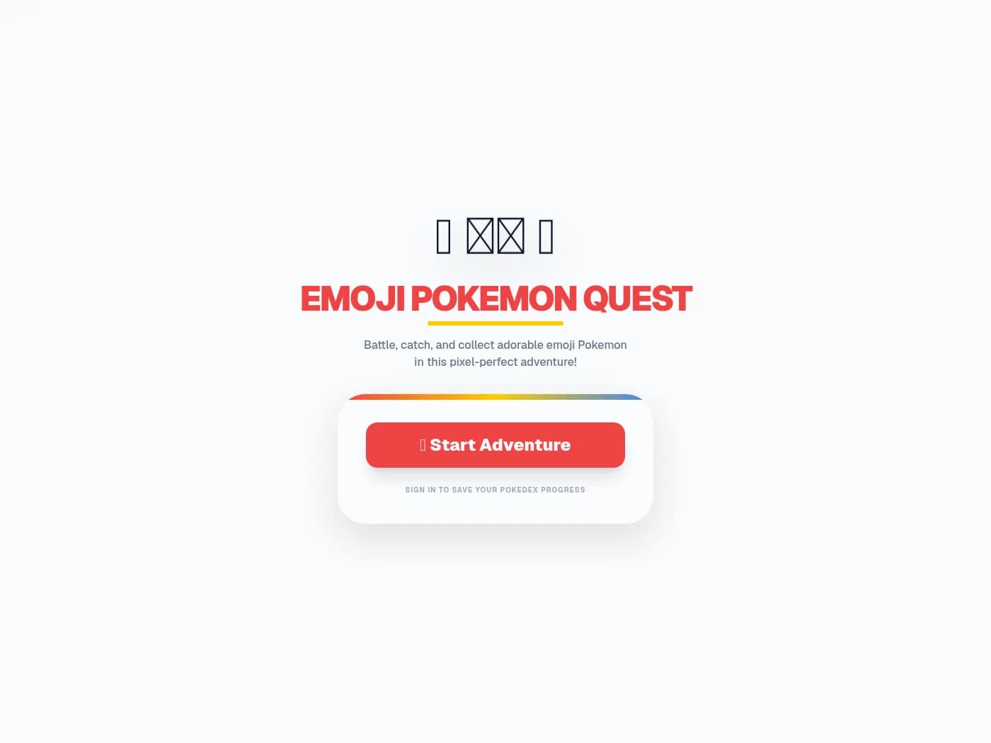 Emoji Pokémon Quest