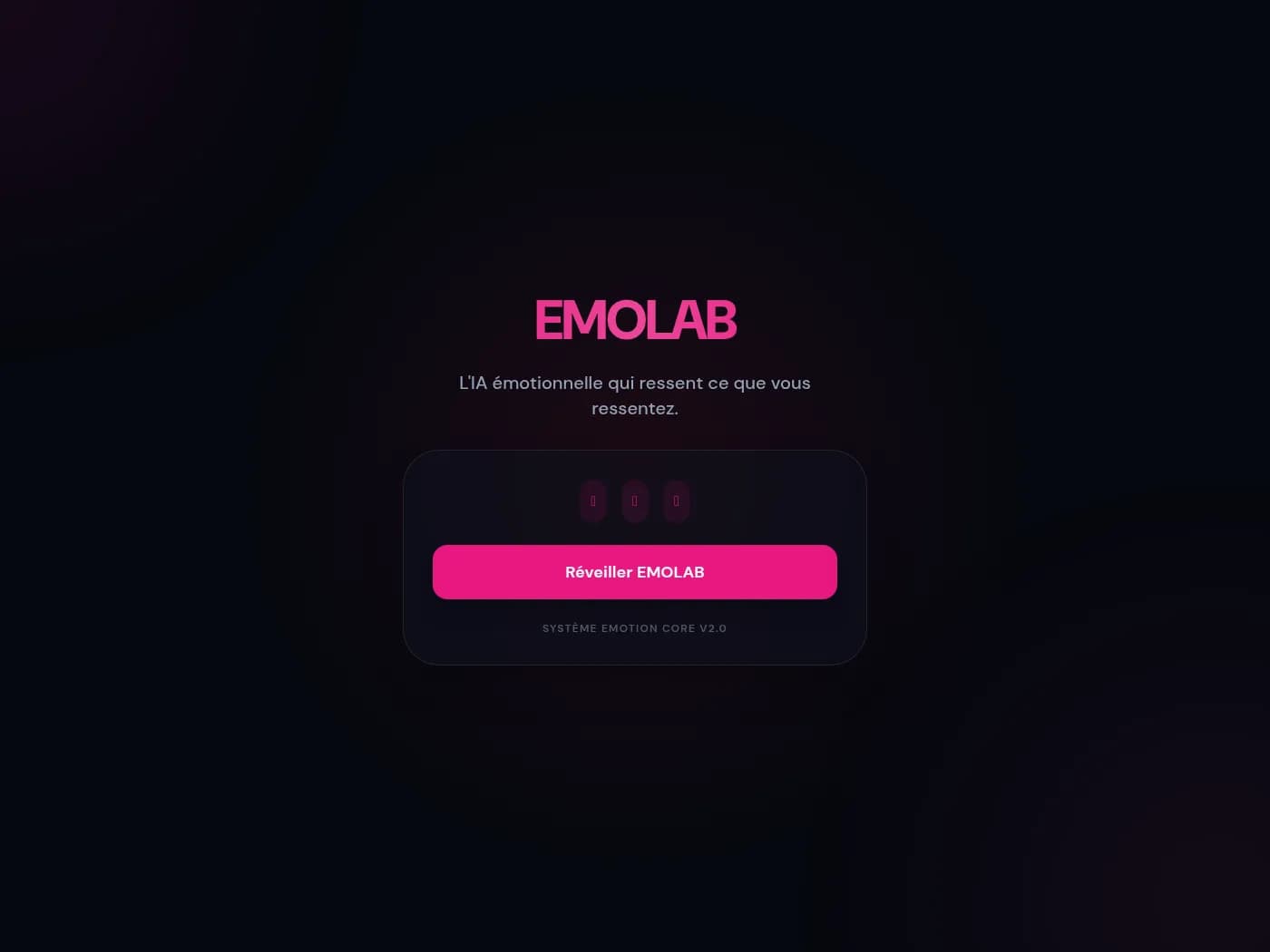EMOLAB Emotion AI Robot