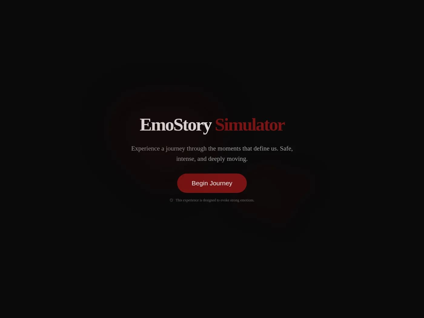 EmoStory Simulator