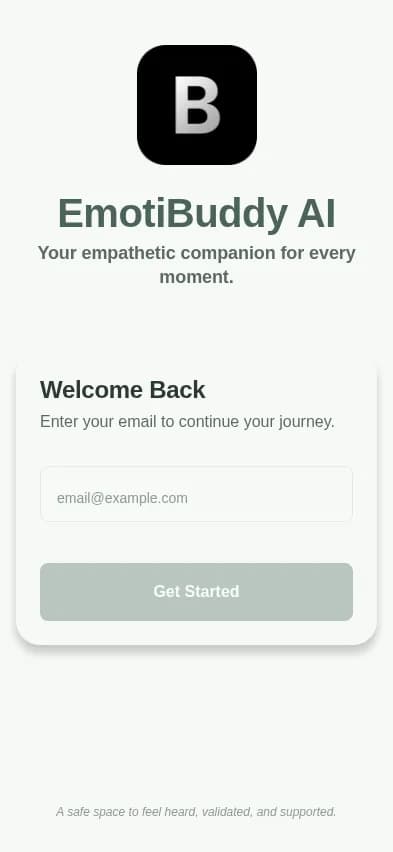 EmotiBuddy AI