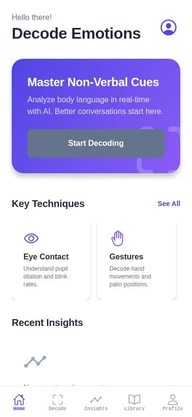 Emotion Decoder App