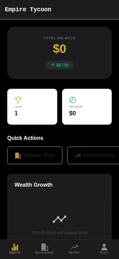 Empire Tycoon Game