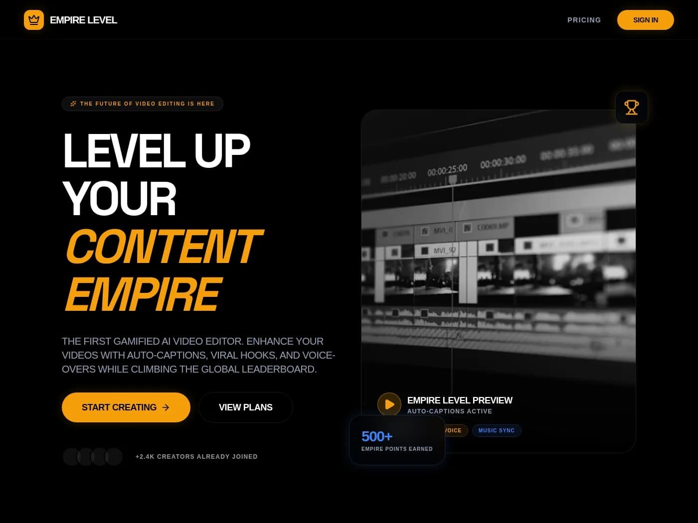 Empire Level Video Editor