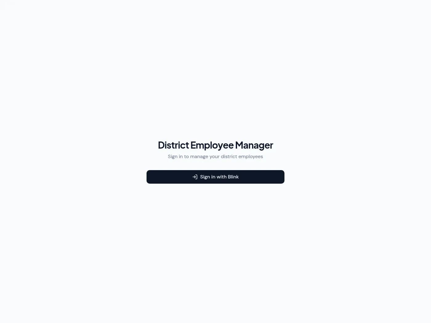 District Employee Manager