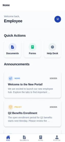 Employee Portal App