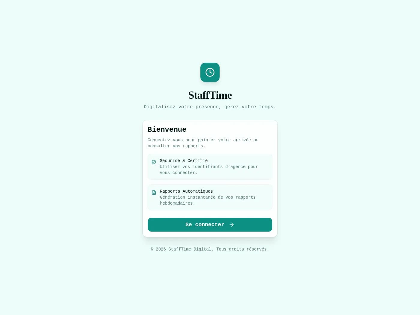 Staff Time Tracker