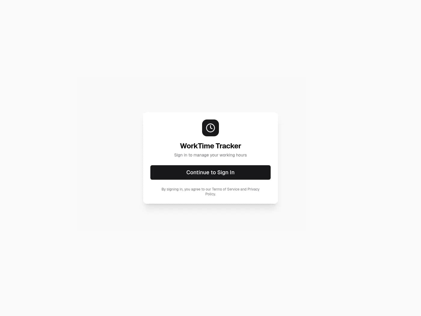 WorkTime Tracker