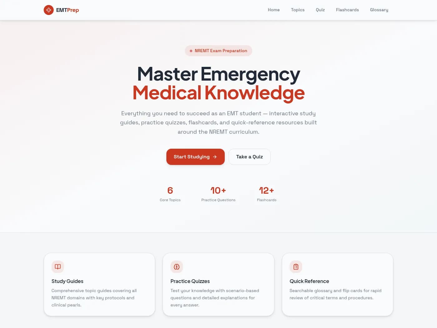 EMT Student Helper