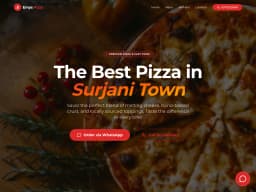 Emys Pizza Landing Page