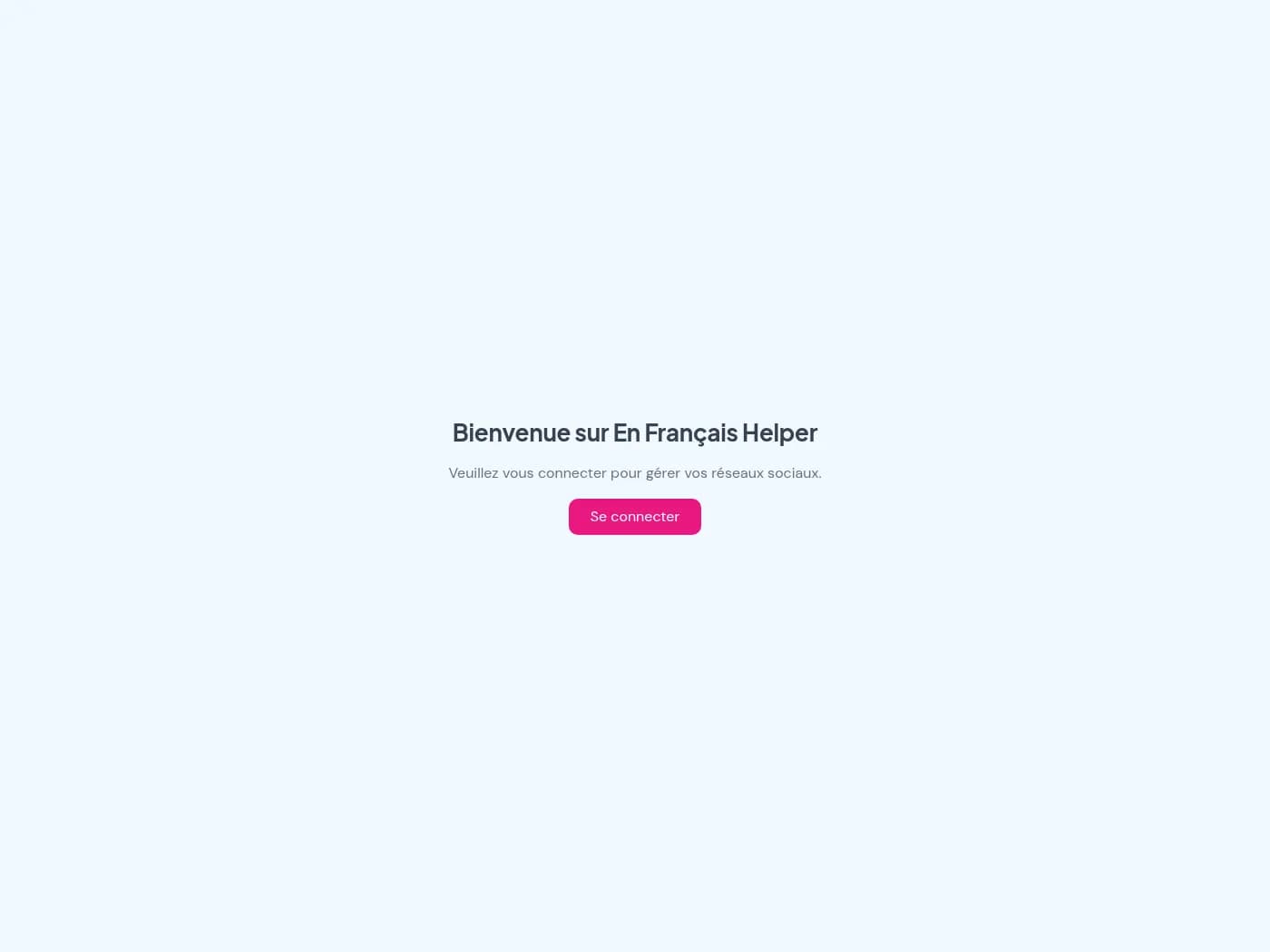 En Français Helper