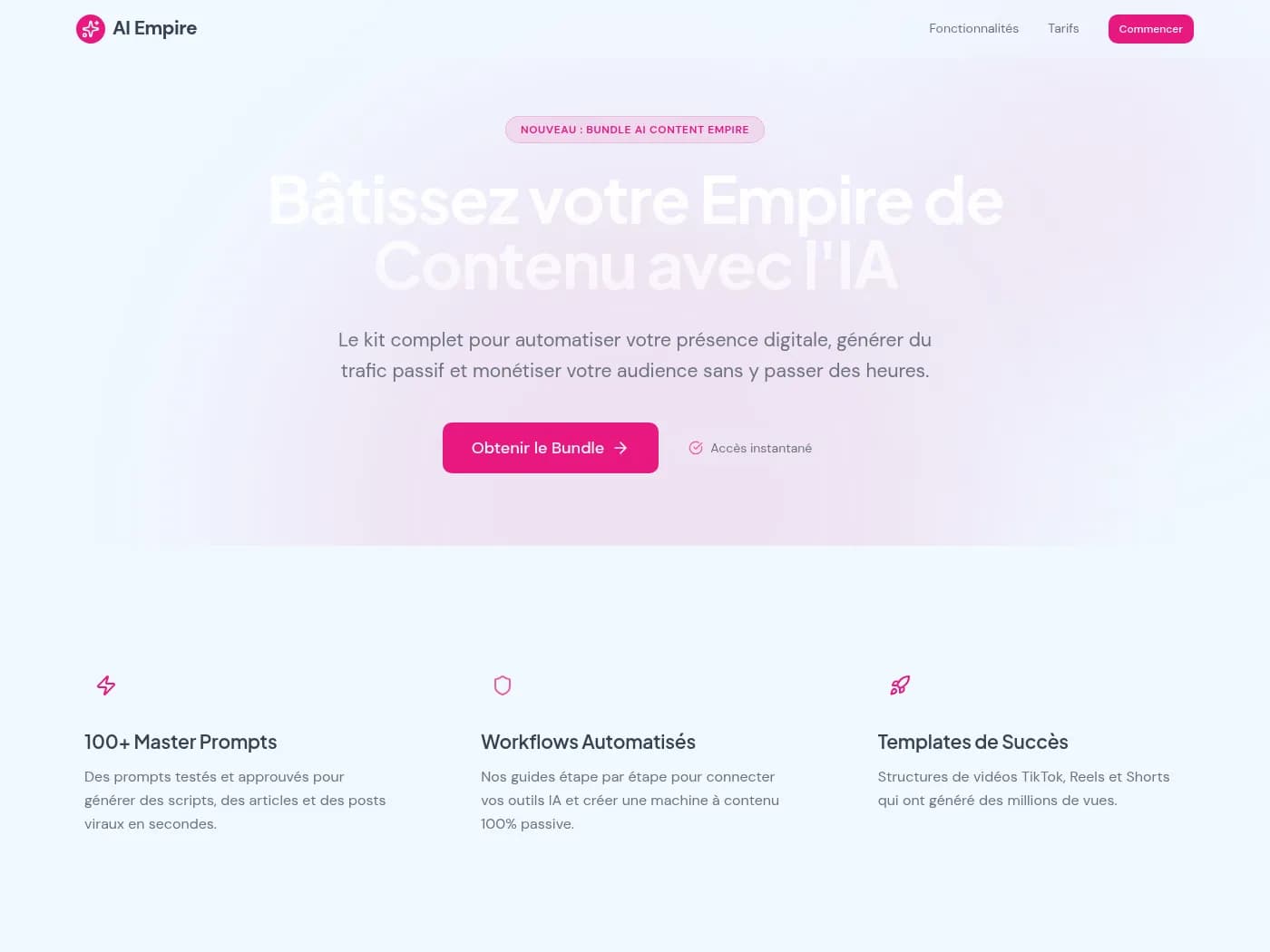 Projet En Français