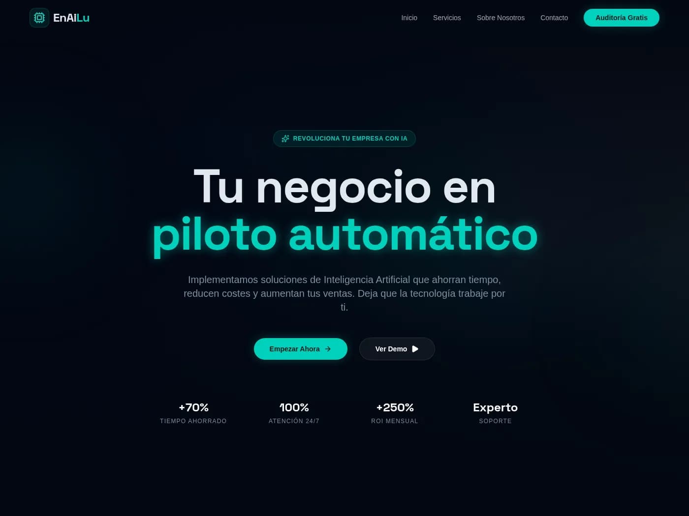 Enailu Pro Web Revamp