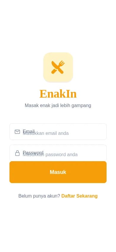 EnakIn Recipe App