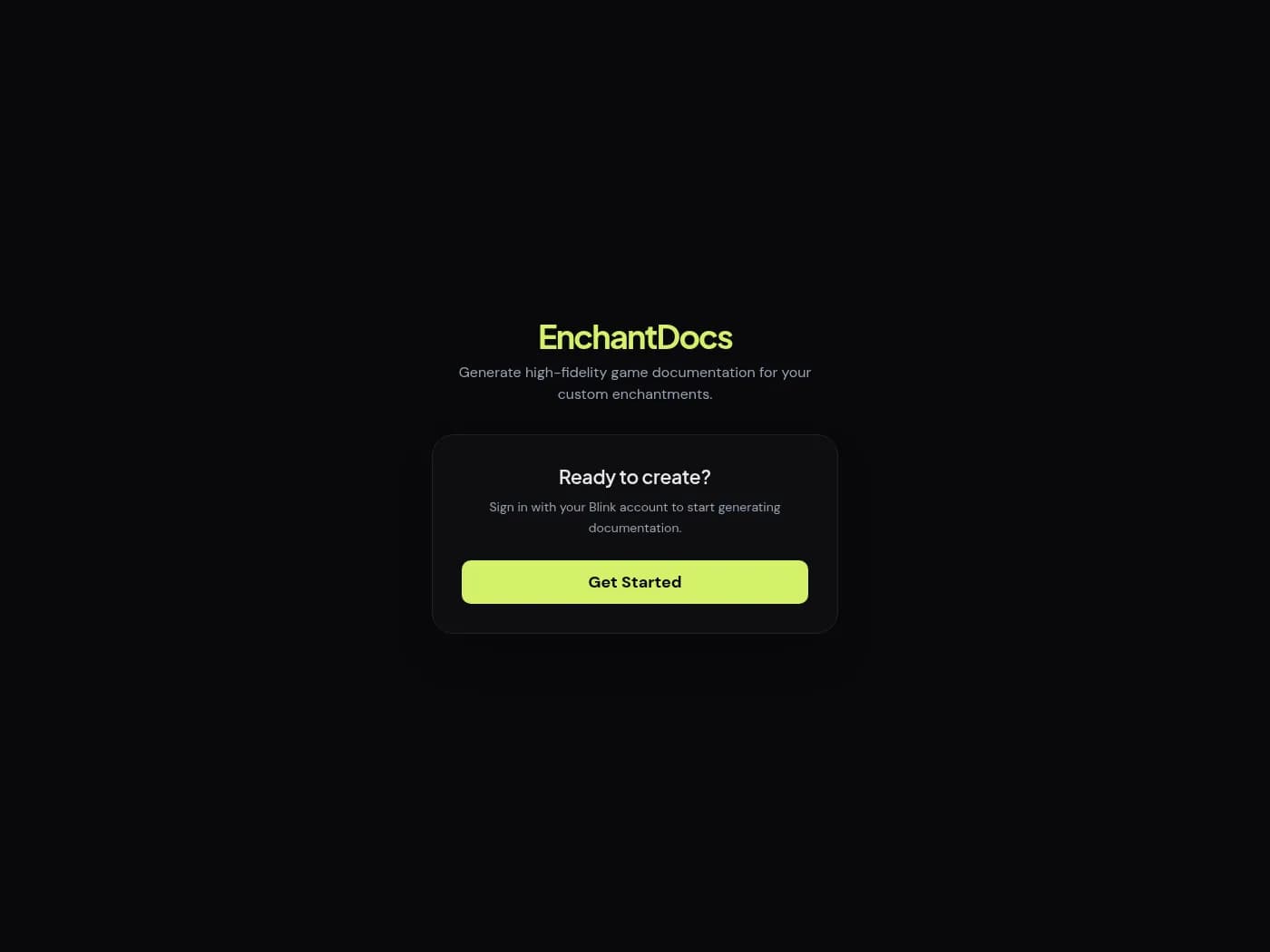 Enchantment Docs Generator