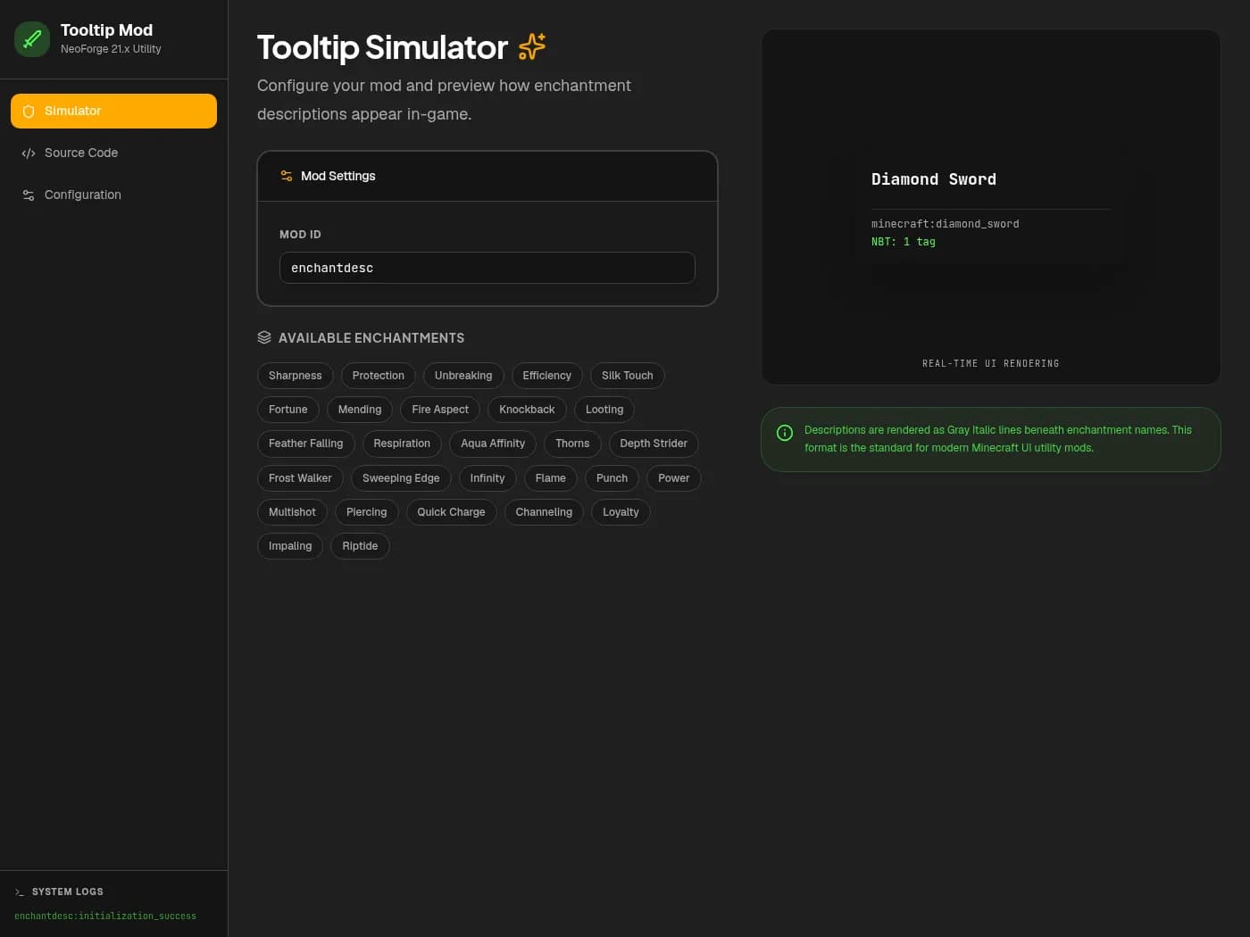 Tooltip Enchant Describer