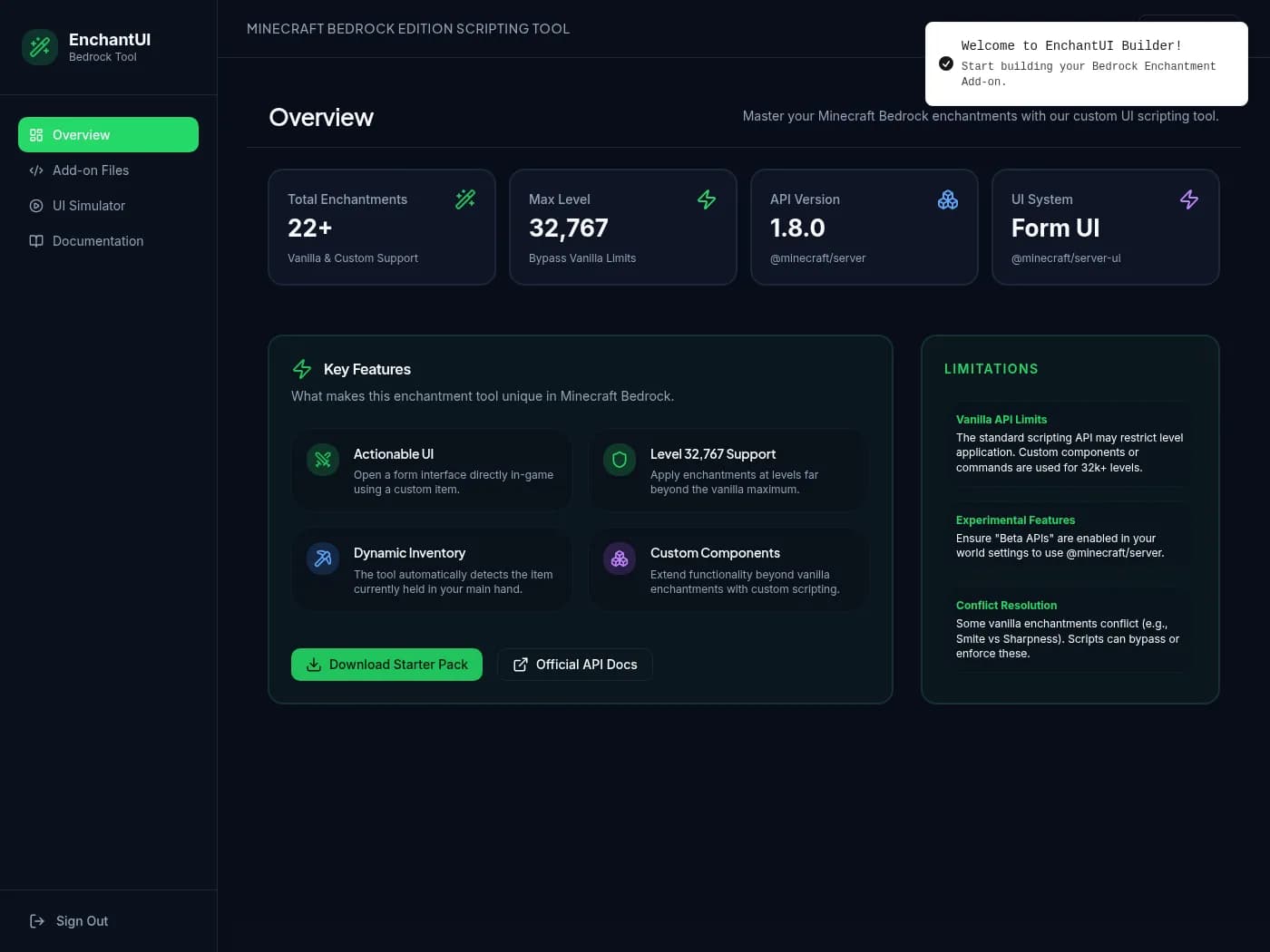 Enchantment UI Tool