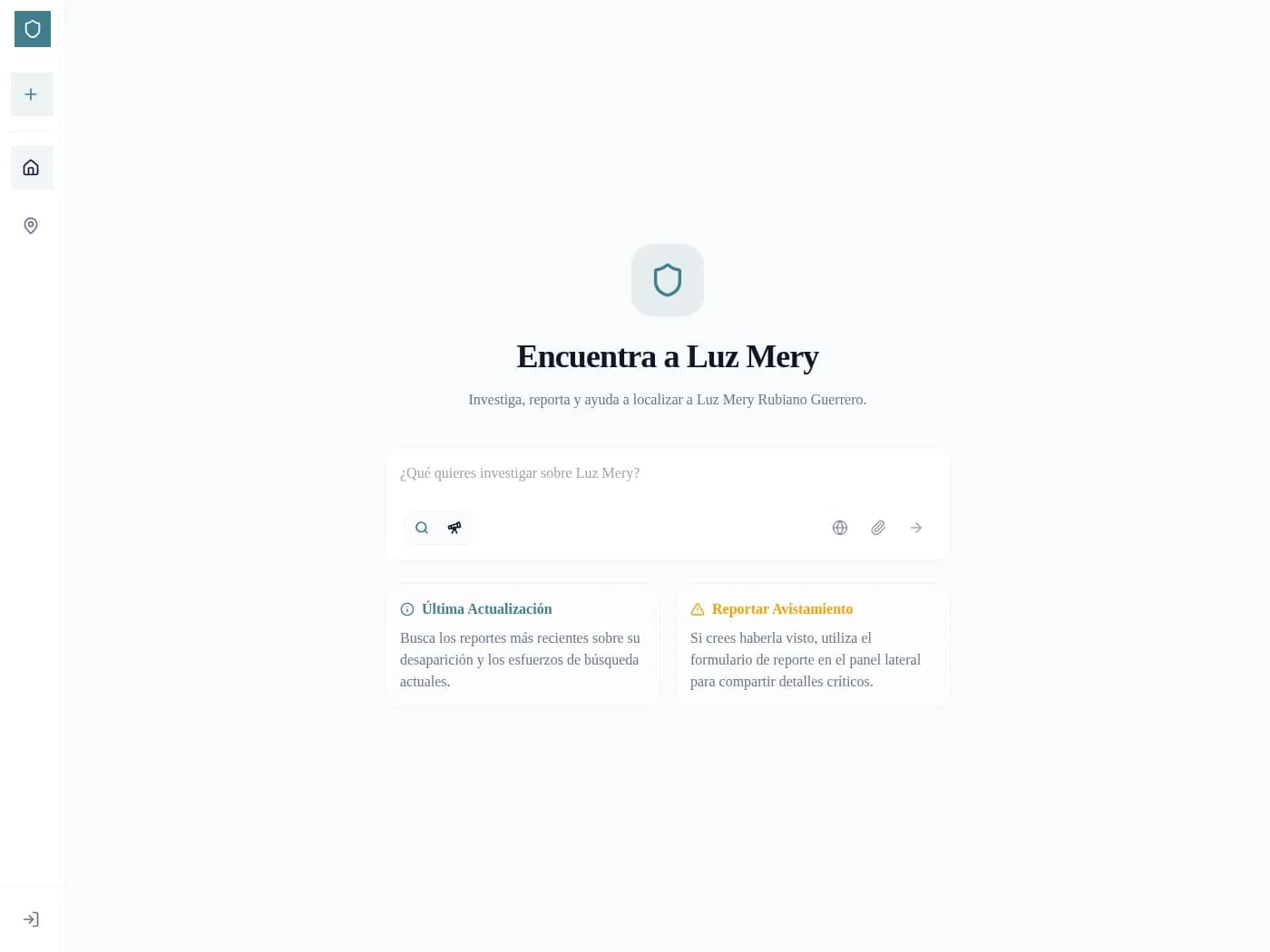 Encuentra a Luz Mery