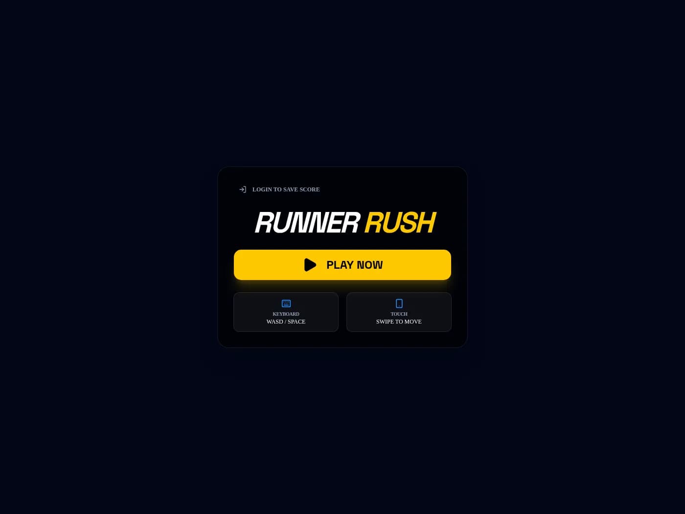 3D Runner Rush