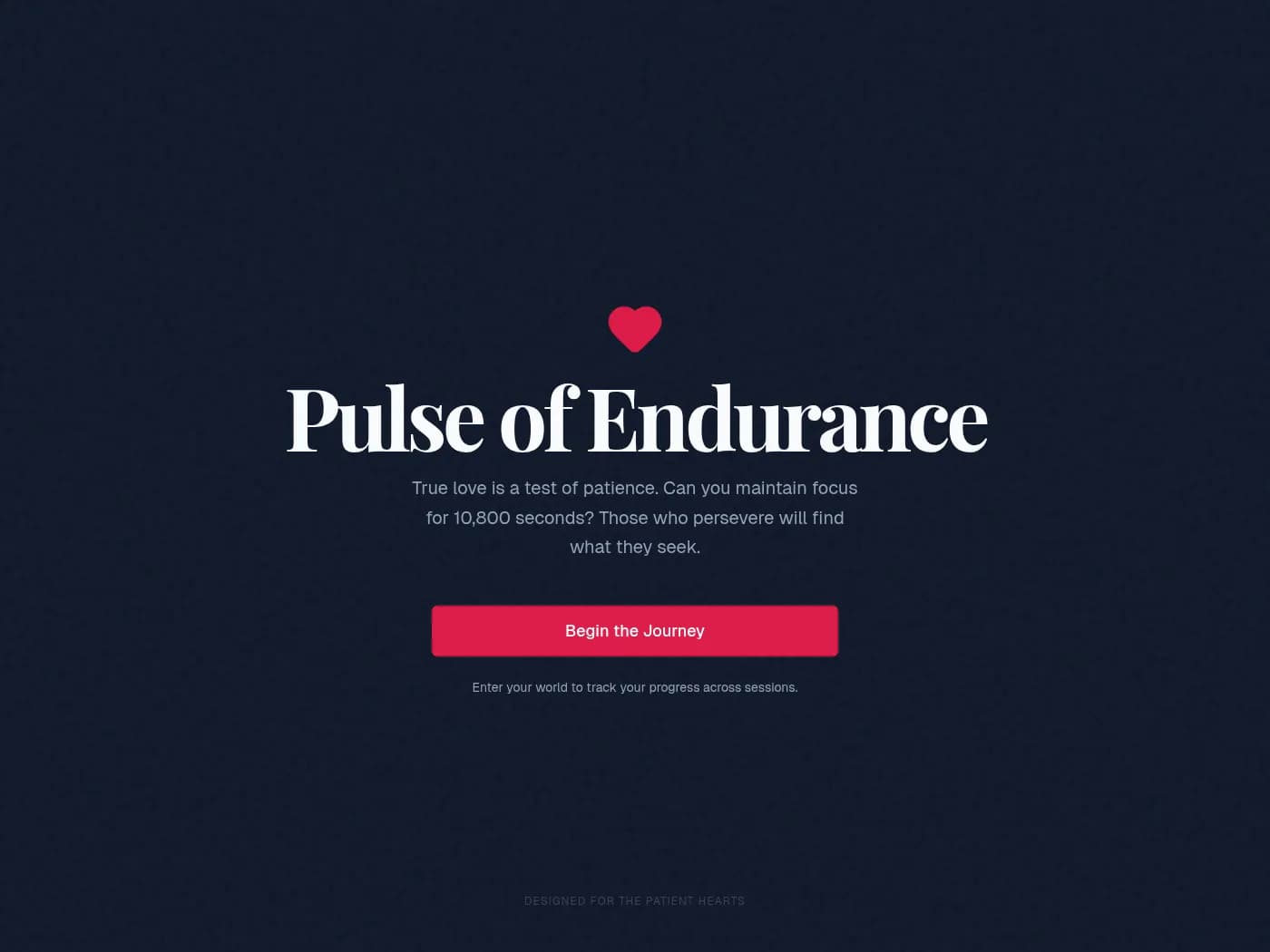 Endurance Love Game