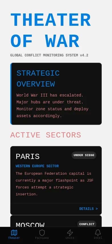 EndWar Android Companion