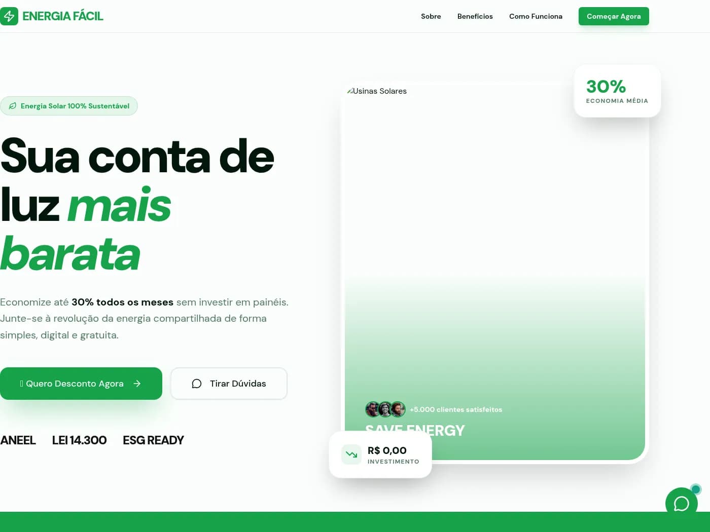 EnergiaFácil Lead Portal