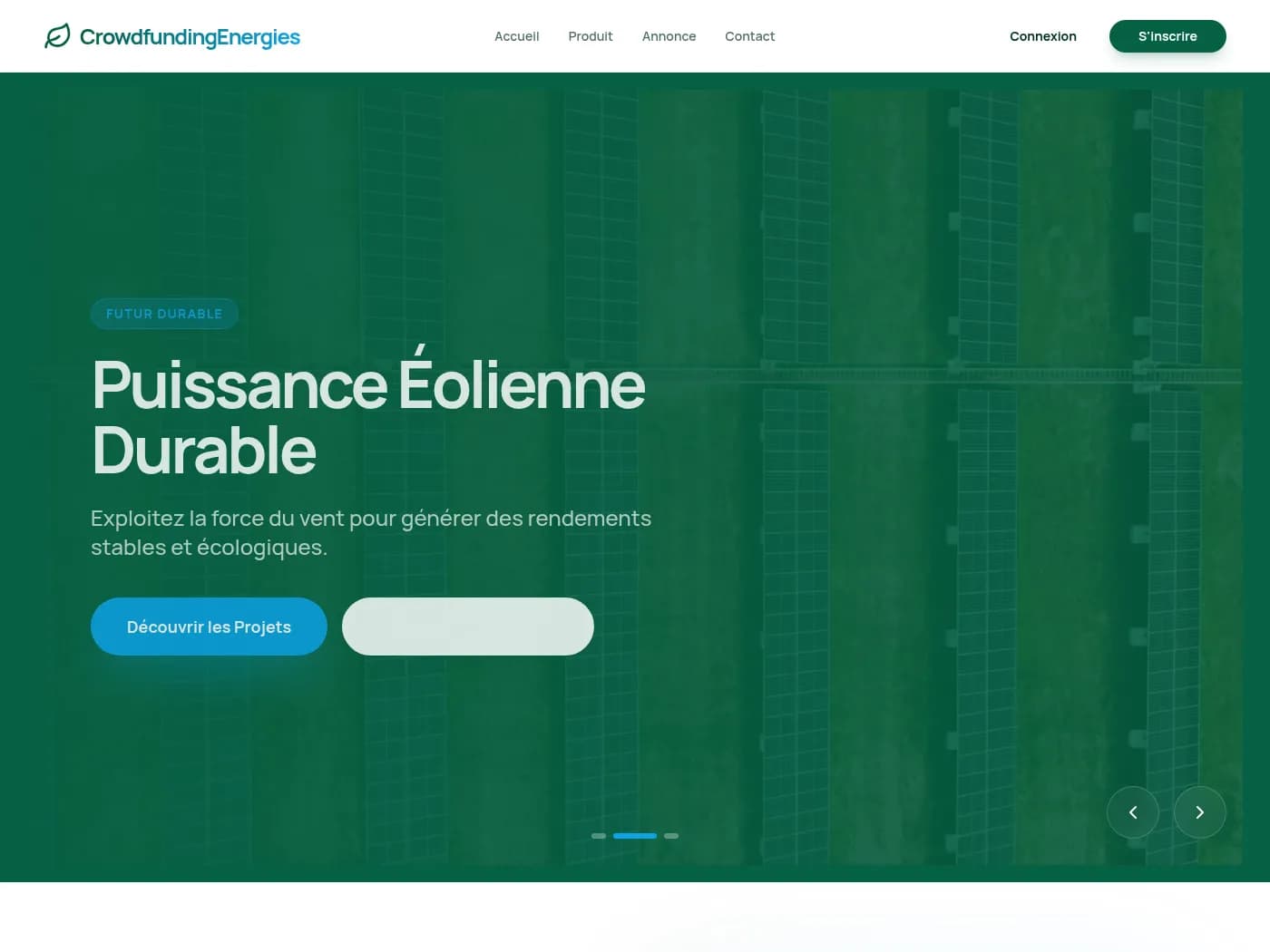 Energies Invest Dashboard