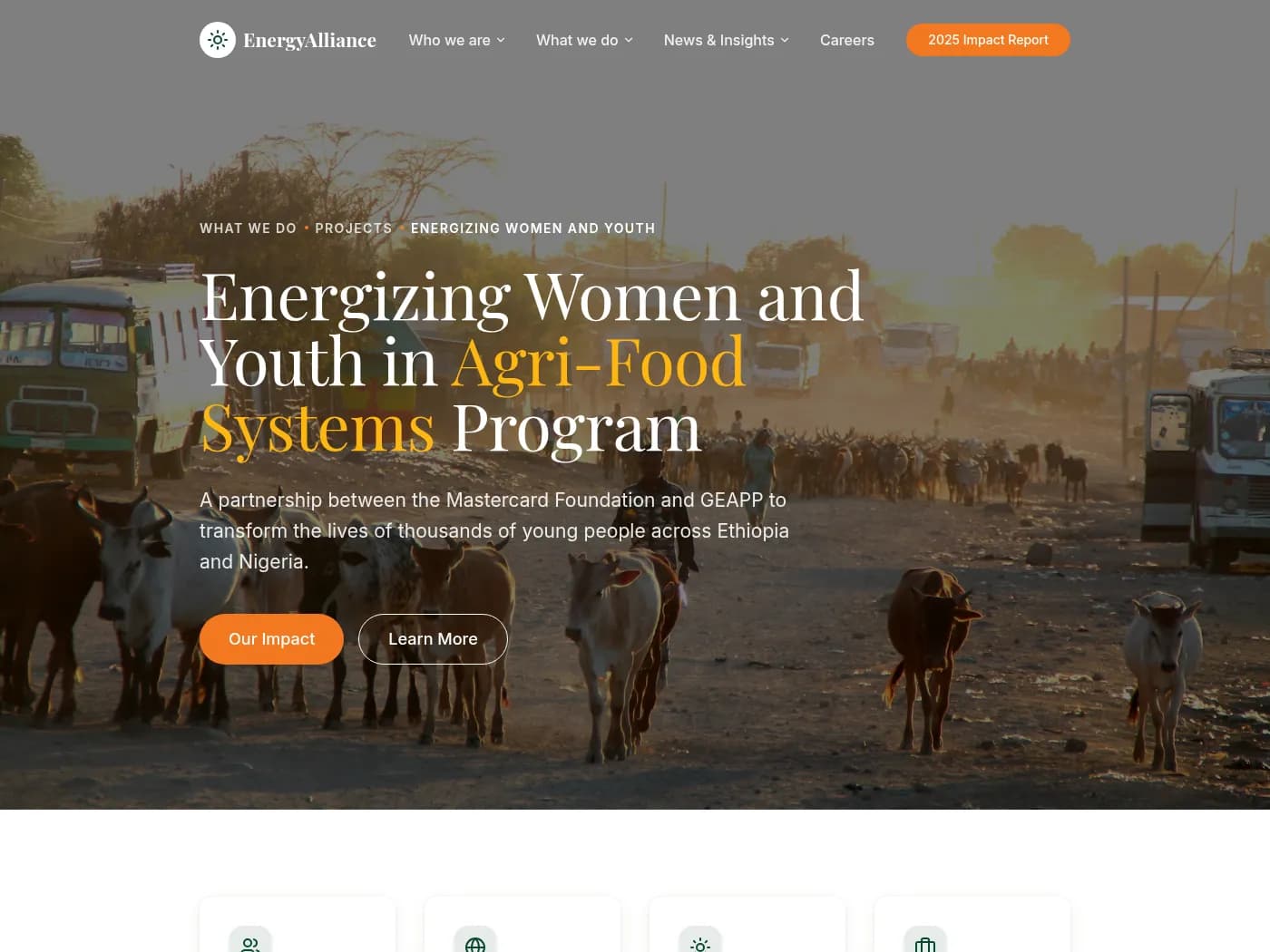 Energizing Impact Site