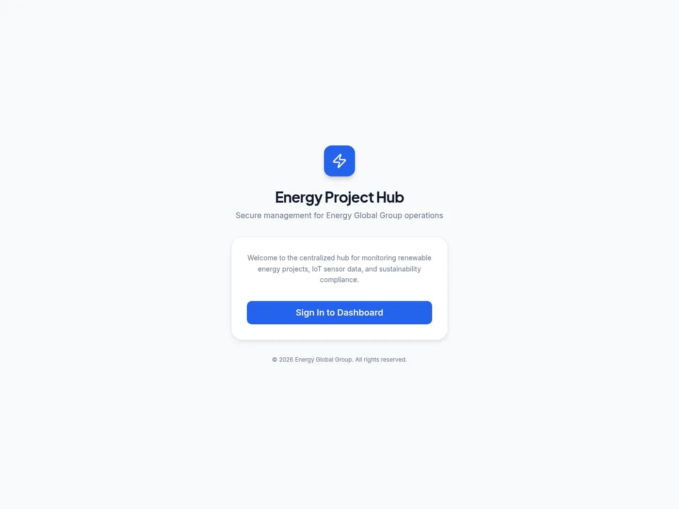 Energy Project Hub