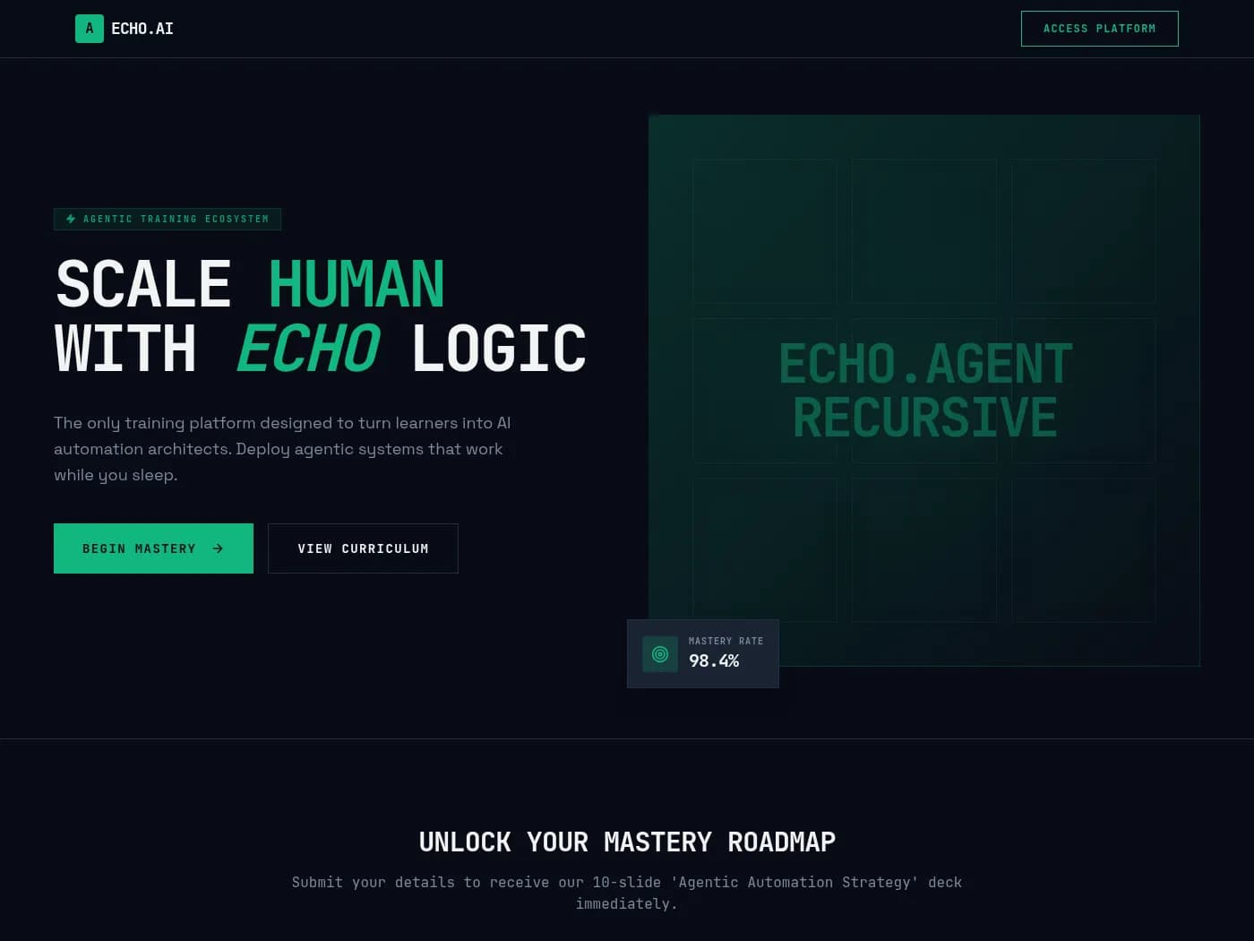 Engaged AI Echo