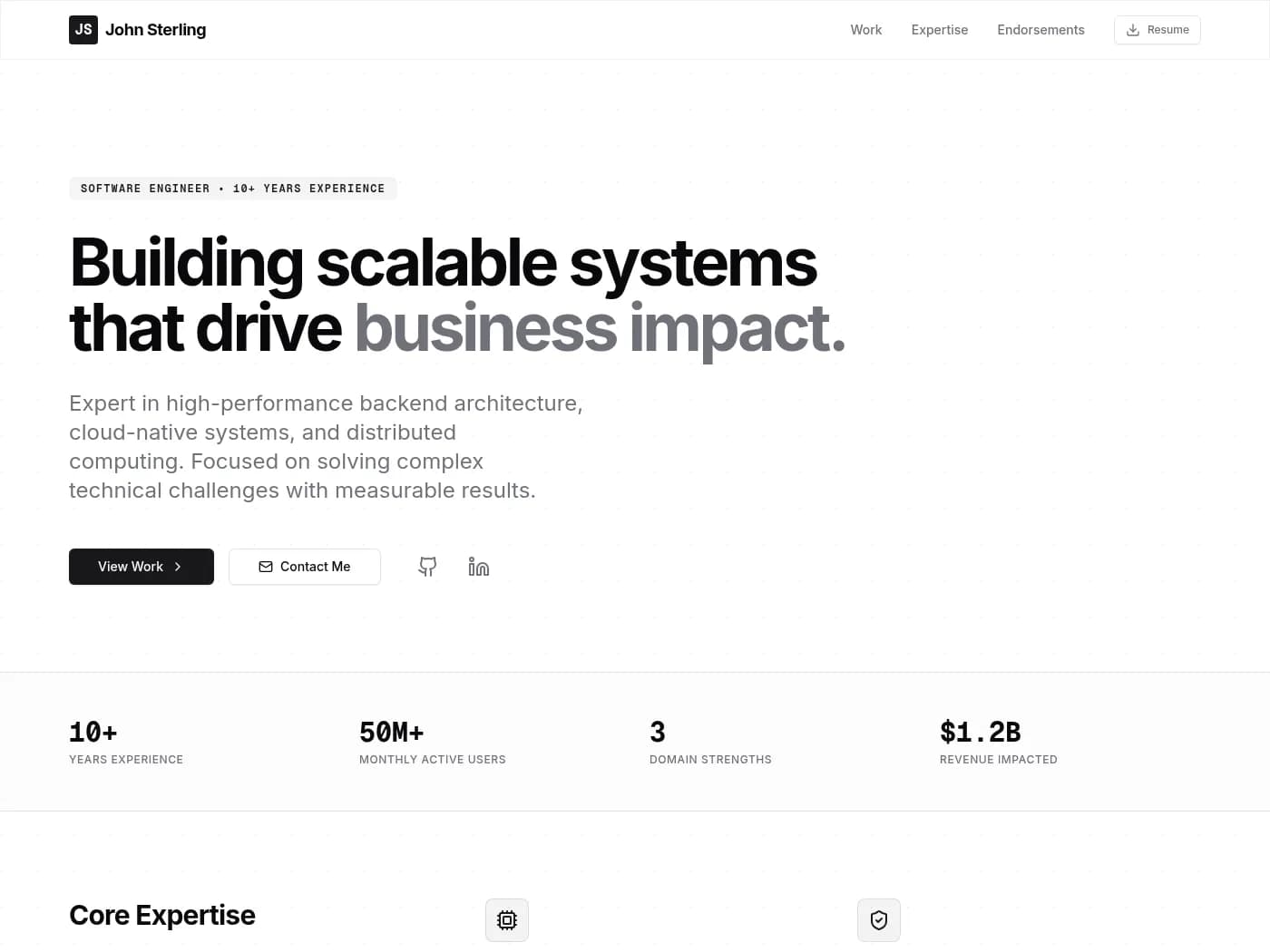 Credible Engineer Portfolio