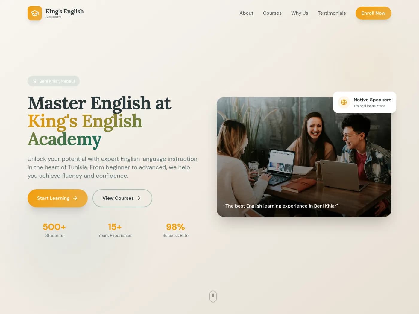 King's English Academy Site