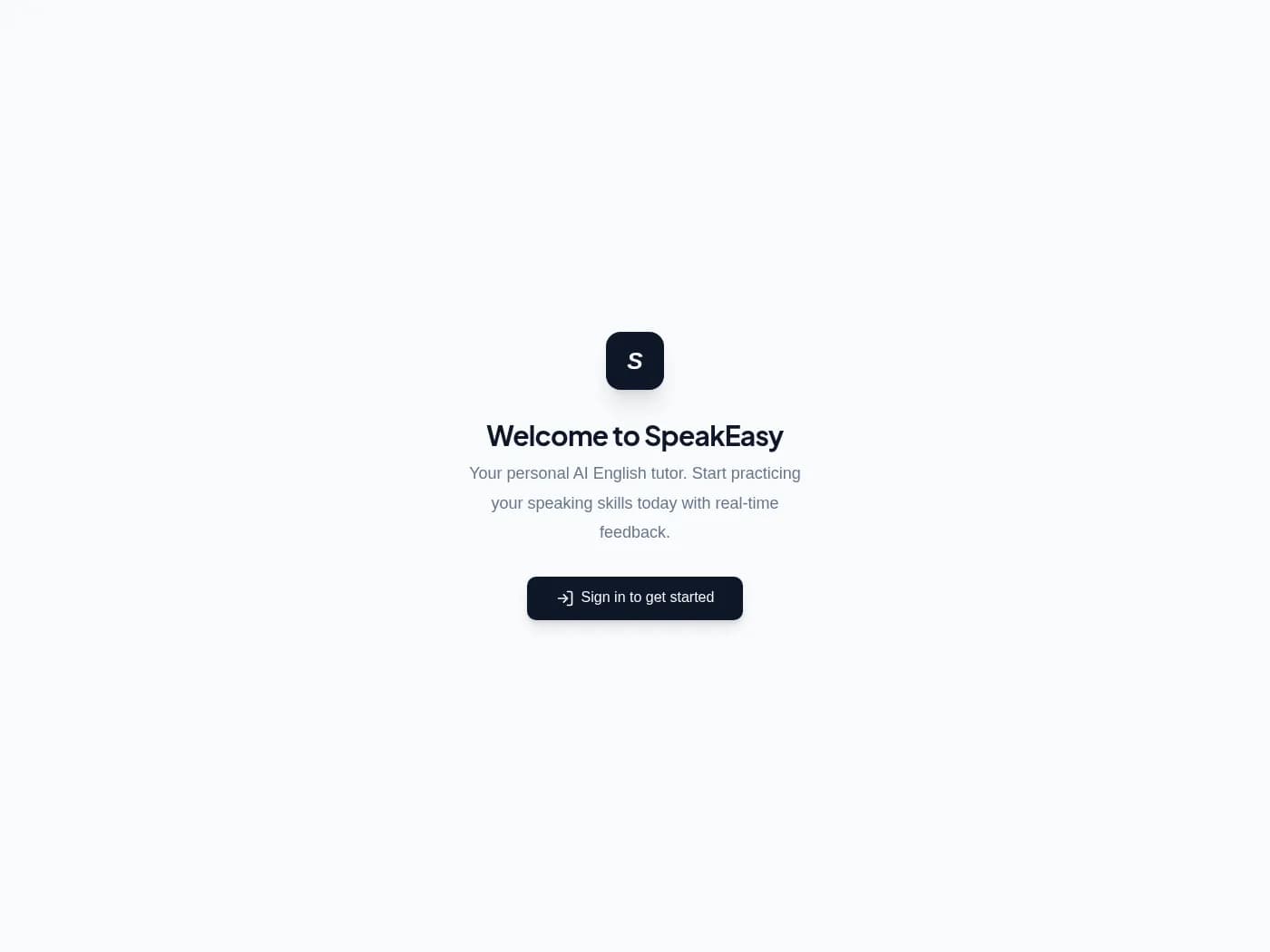 SpeakEasy AI Tutor