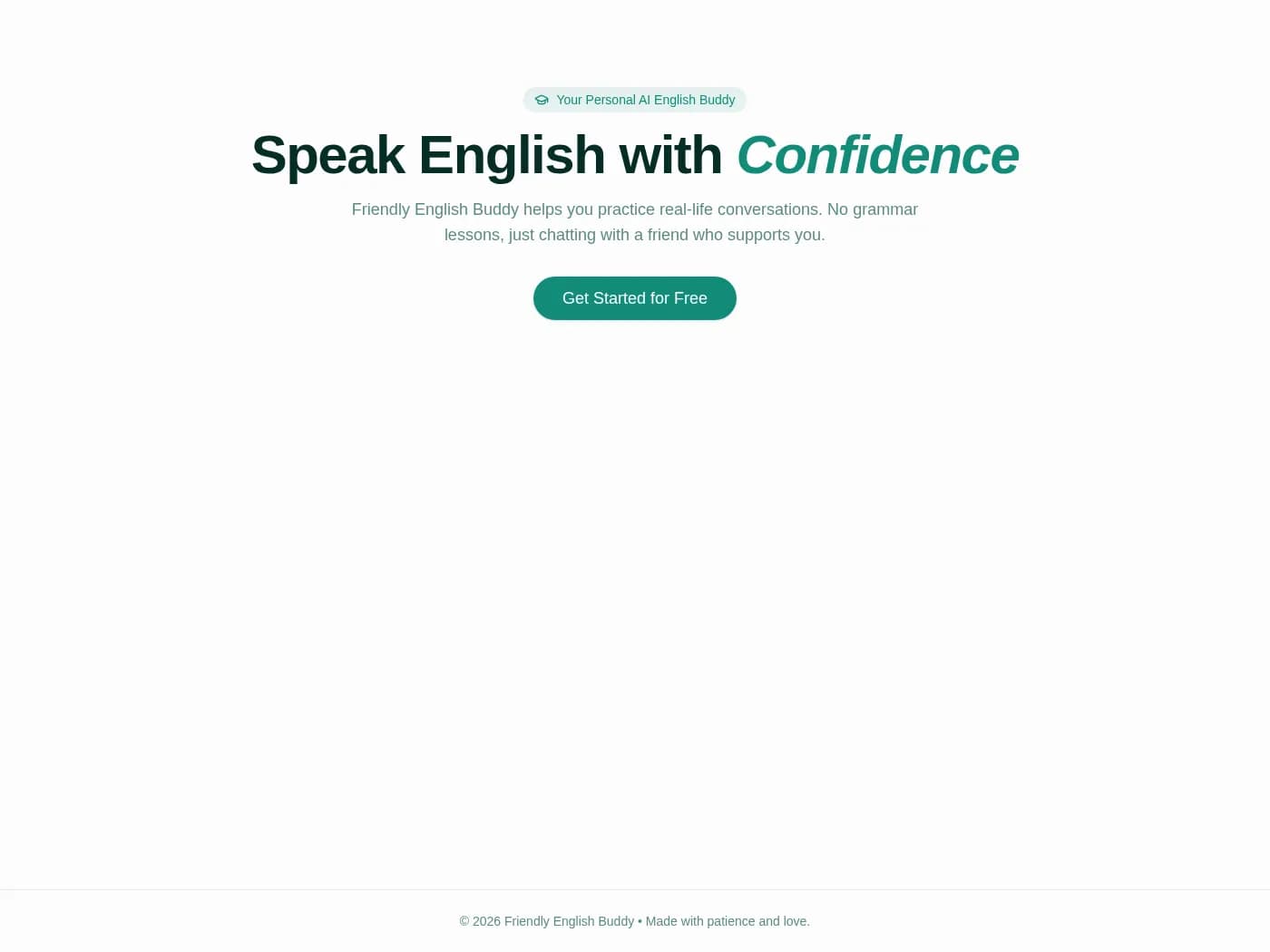 Friendly English Buddy