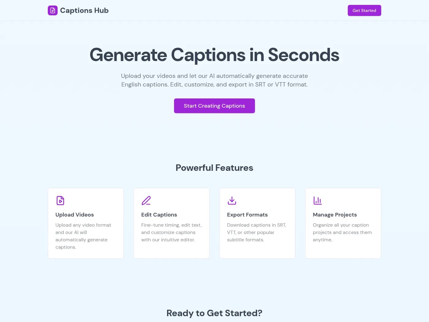 English Captions Hub