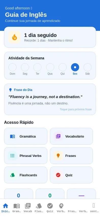 Guia de Inglês