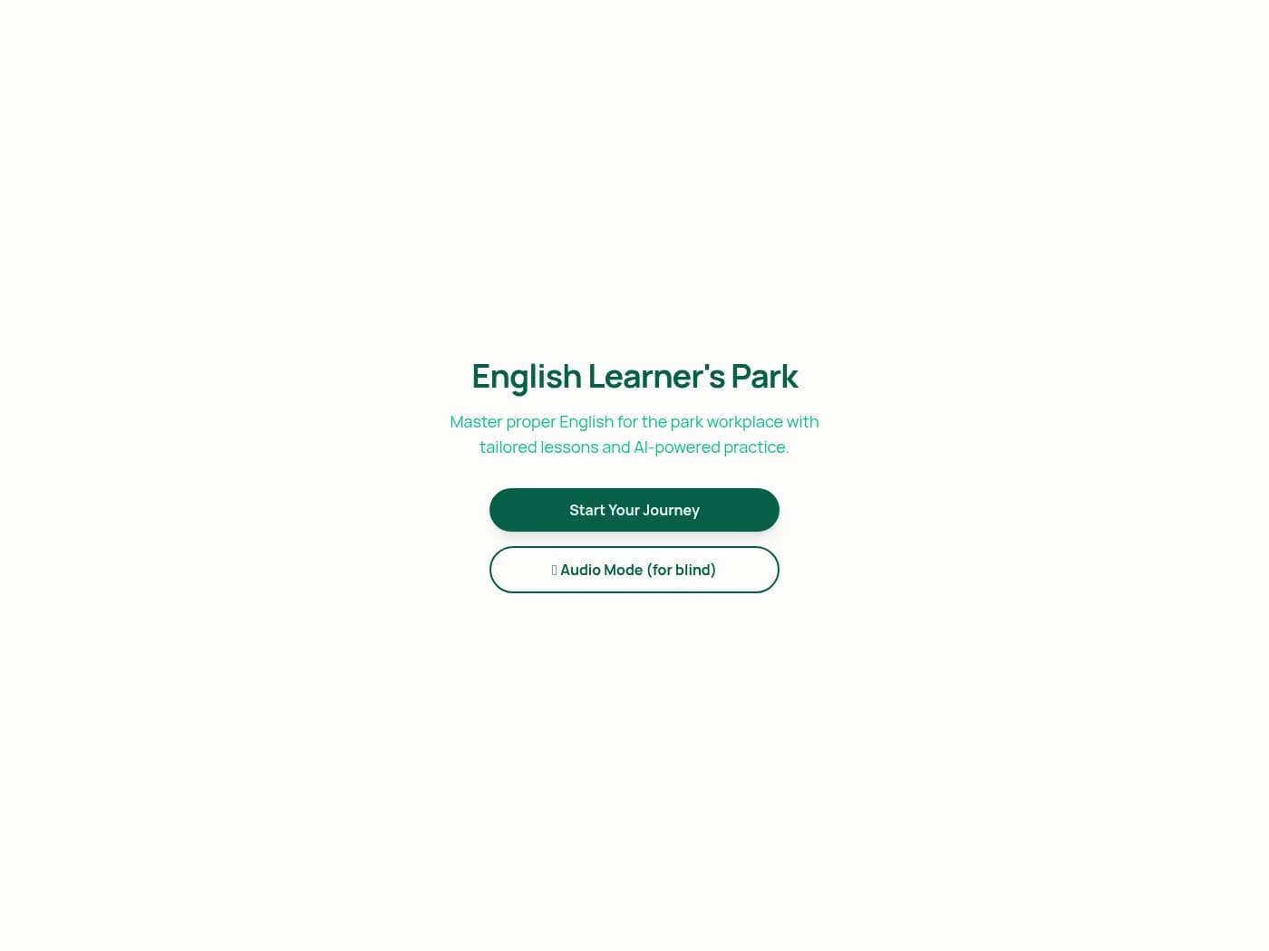 English Learner's Park